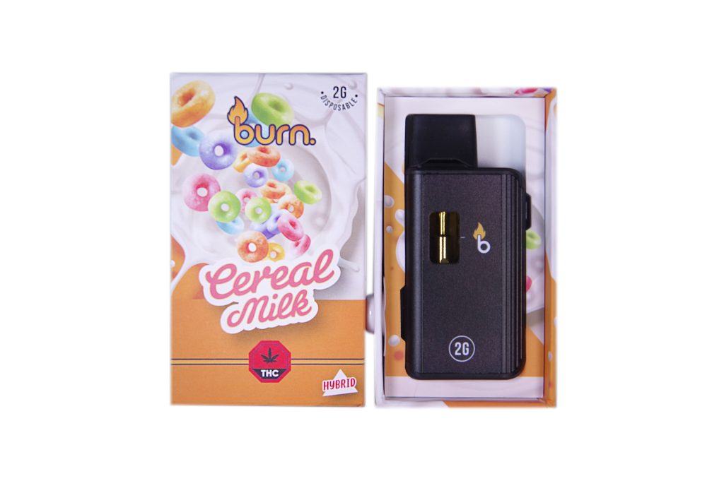 Burn Disposable Vapes – Cereal Milk (Hybrid) (2 Gram) - Good Giggles ...